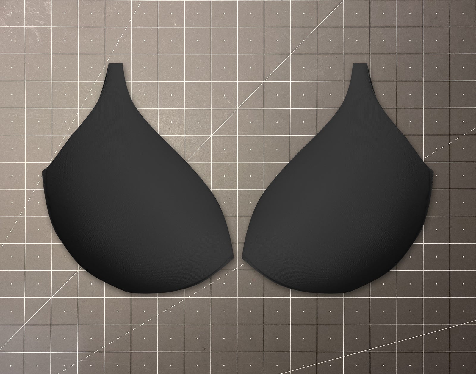 Molded Contoured Bra Cups, Inserts or Sewn In- in beige or black- Size ...