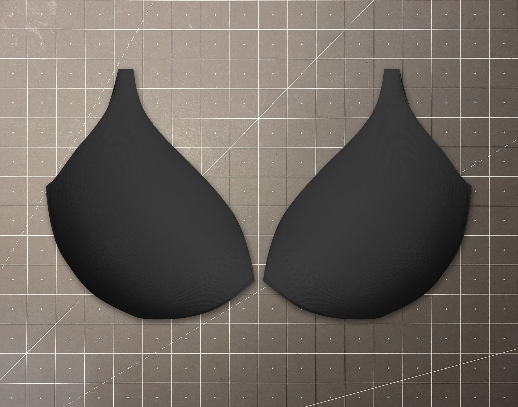 Molded Contoured Bra Cups, Inserts or Sewn In- in beige or black- Size ...