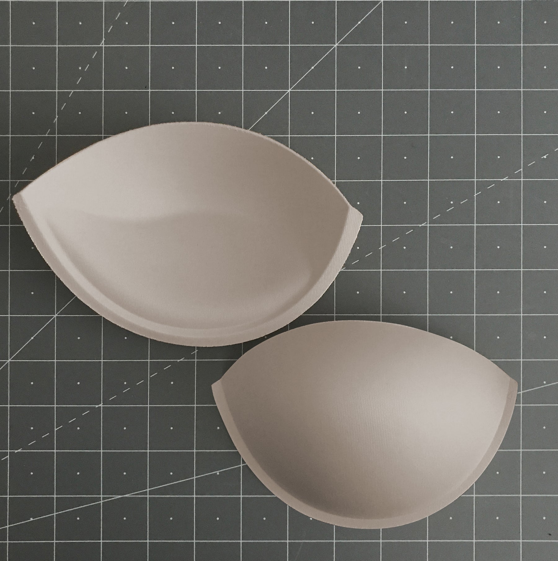Push Up Molded Bra Cups, Almond Shaped with Seam, Inserts or Sewn In f ...