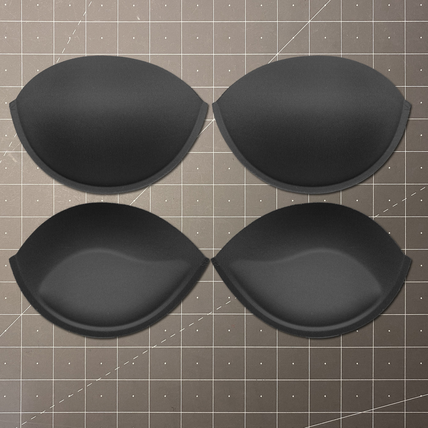 Push Up Molded Bra Cups, Almond Shaped with Seam, Inserts or Sewn In f ...