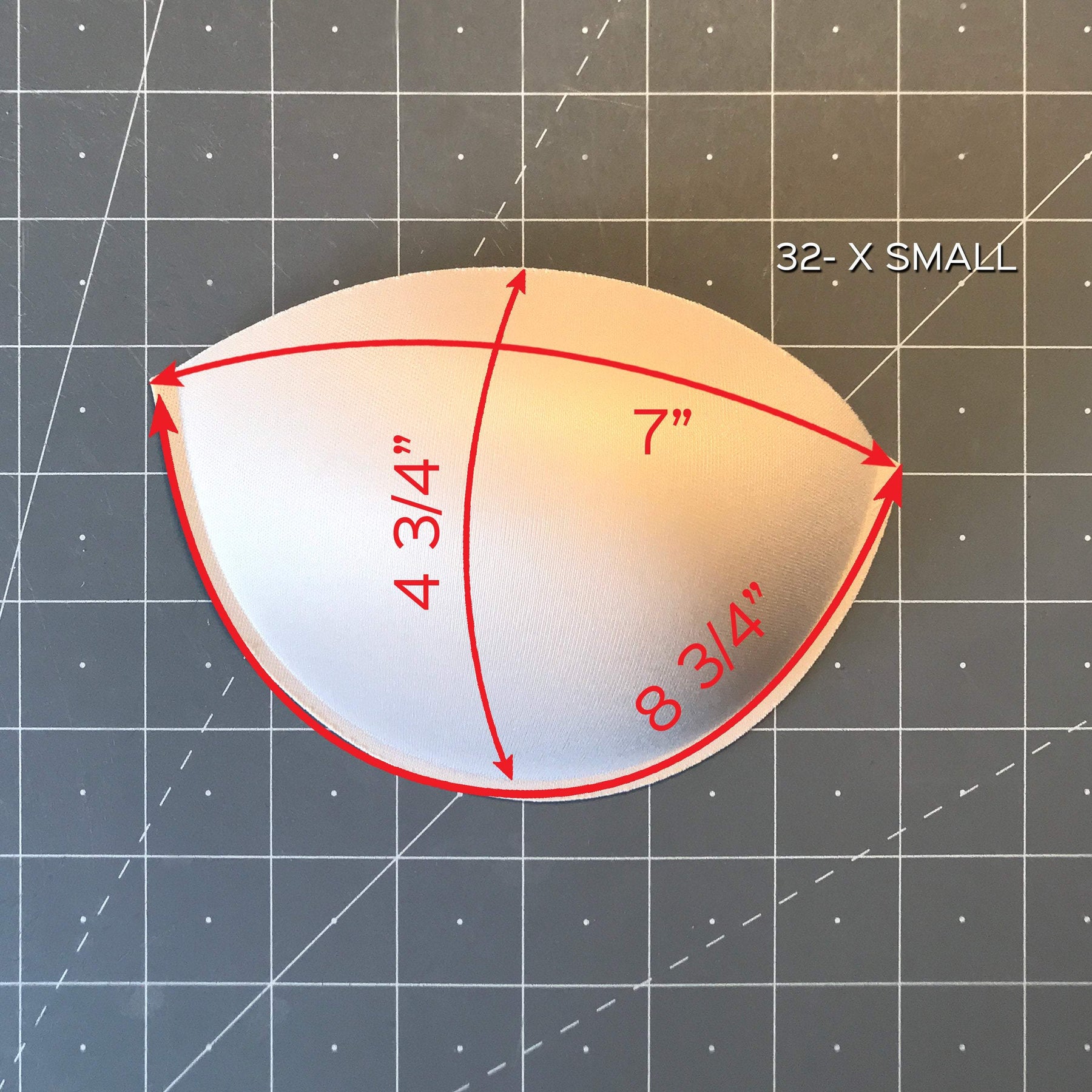 Push Up Molded Bra Cups, Almond Shaped with Seam, Inserts or Sewn In f ...